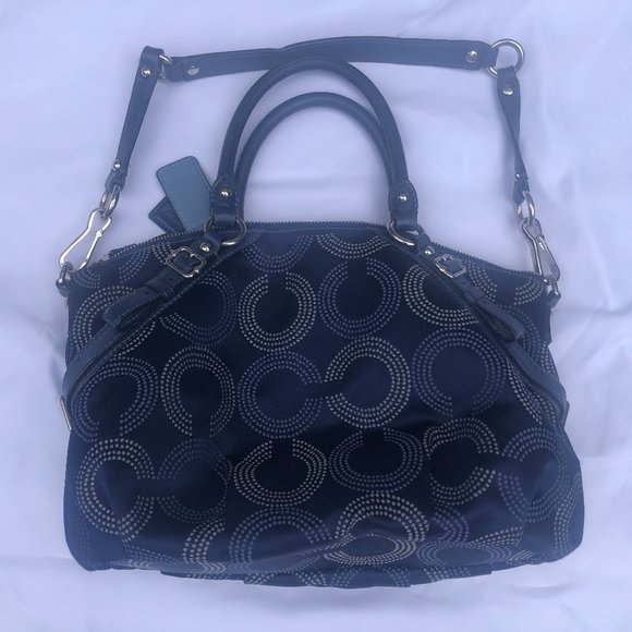 Coach | Bags | Coach Navy Blue Purse | Poshmark